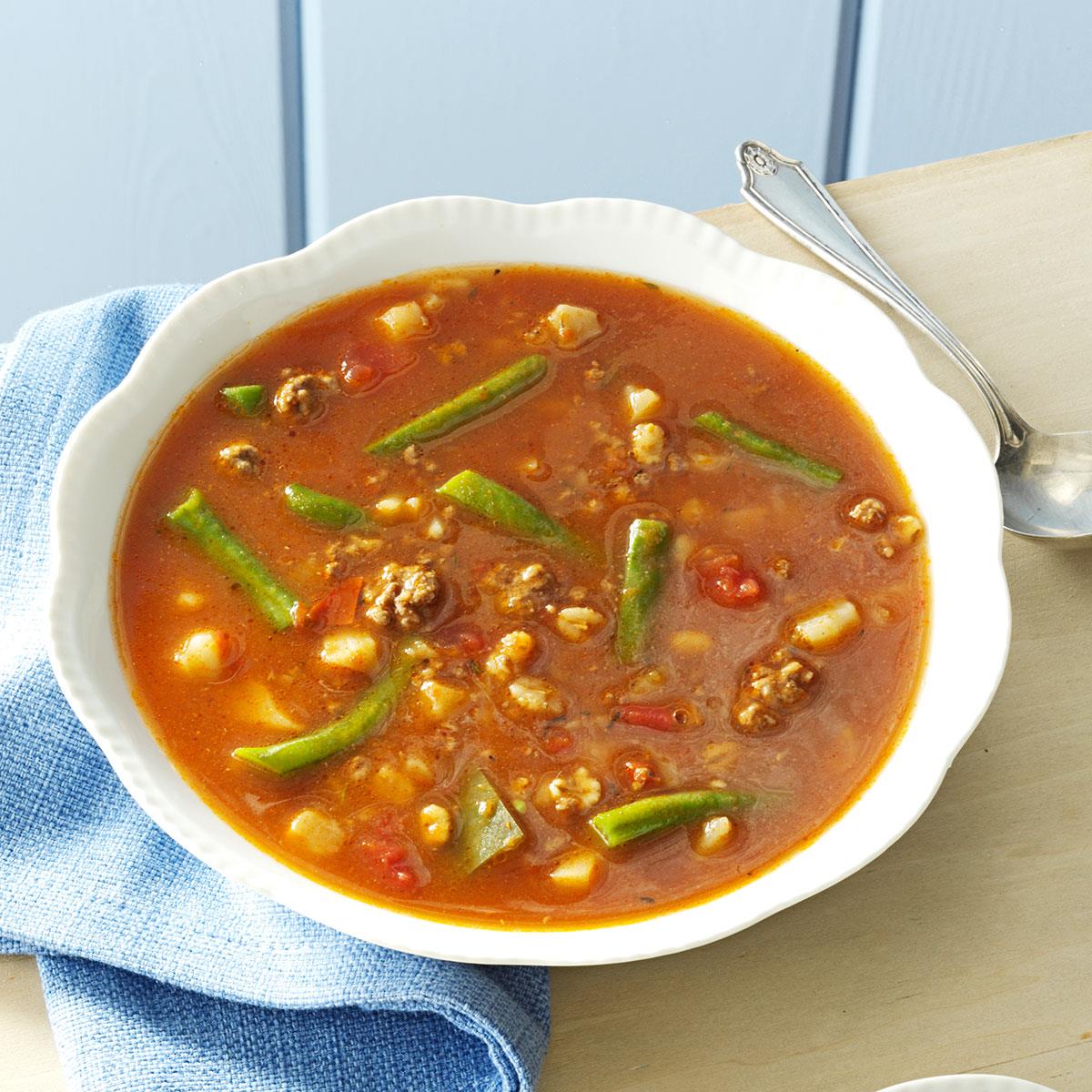 Gumbo | Potato-Beef Barley Soup