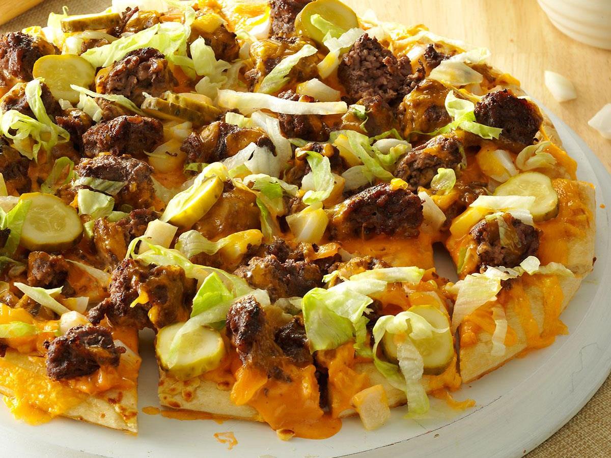 Cheeseburger Pizza Recipe